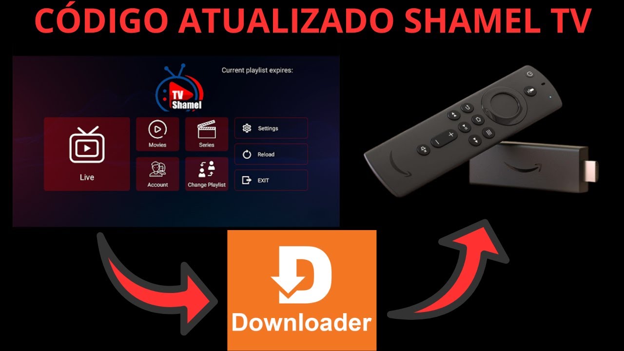 ⚡ Shamel Tv ATUALIZADO!!! Como instalar no FireTV, Android TV, TV Box, Mi Stick - CÓDIGO ...