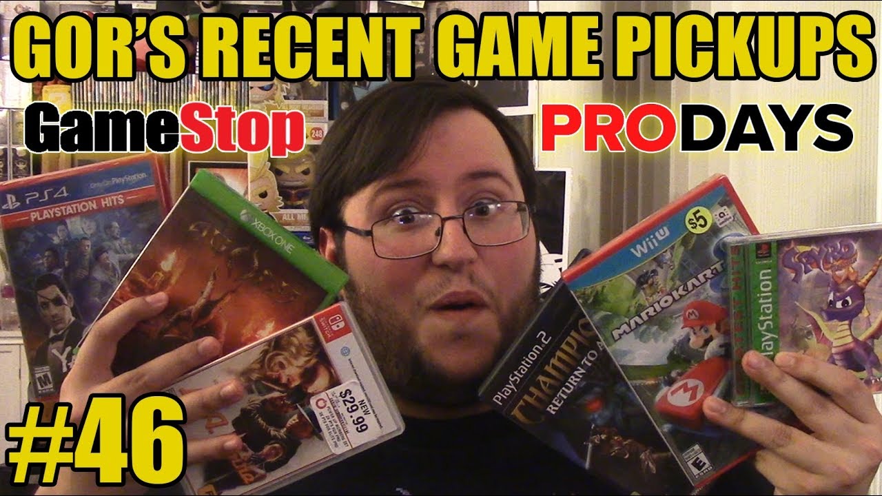 Gor's Recent Game Pickups #46 - 9/16/18 "GameStop Pro Day Sale & 25 ...