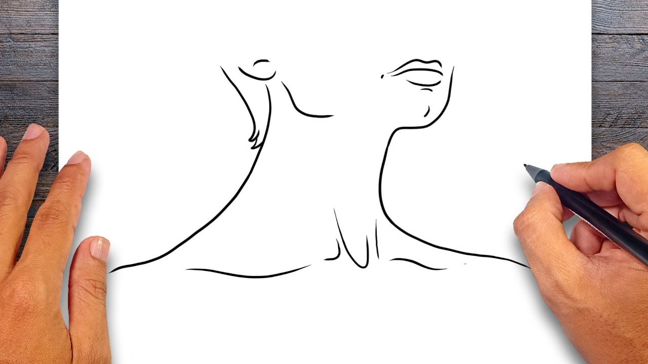 How to draw Neck - YouTube
