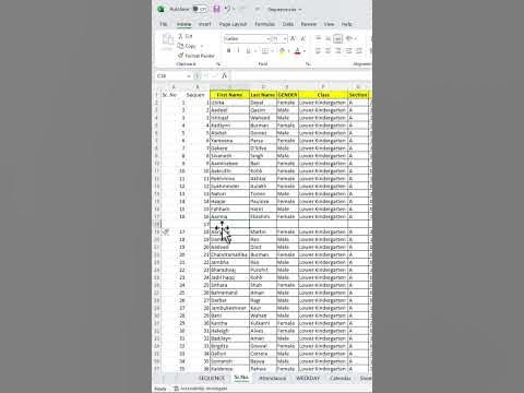 Generate An Automatically Updating Serial Number List #exceltips #excel #exceltutorial - YouTube