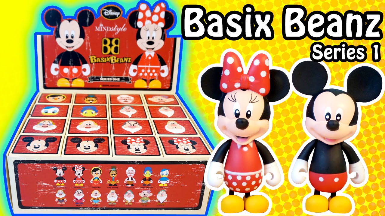 Disney Basix Beanz Series1 Full Box Case Set - Adorable Collectible ...