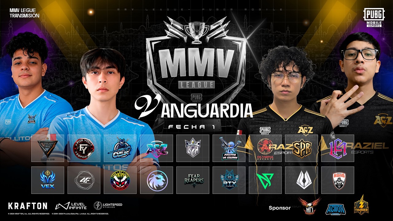 MMV LEAGUE SEASON 3 / DIVISIÓN VANGUARDIA / PRIMERA FECHA - YouTube