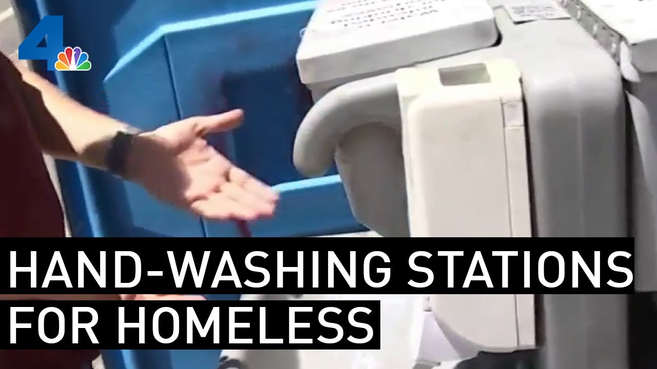 Are Hand-Washing Stations for Homeless Working? | NBCLA - YouTube