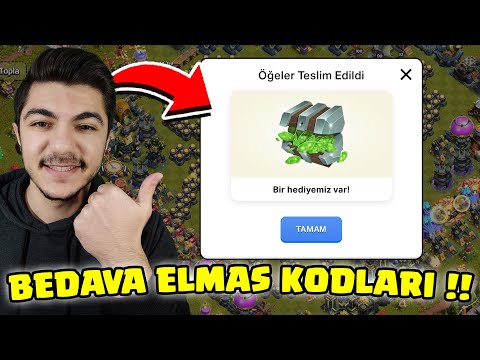 BEDAVA ELMAS KODLARI SIZDIRILDI !! - Clash Of Clans