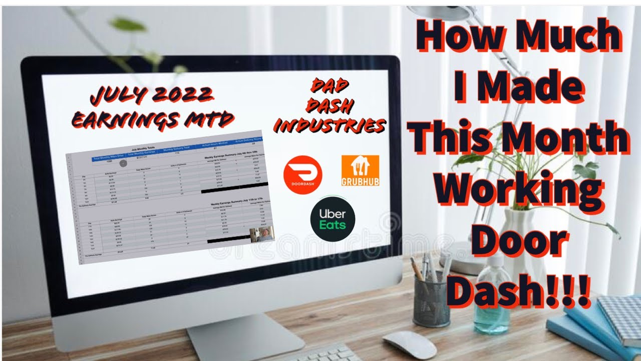 How Much Did I Make Working Door Dash This Month??? - YouTube