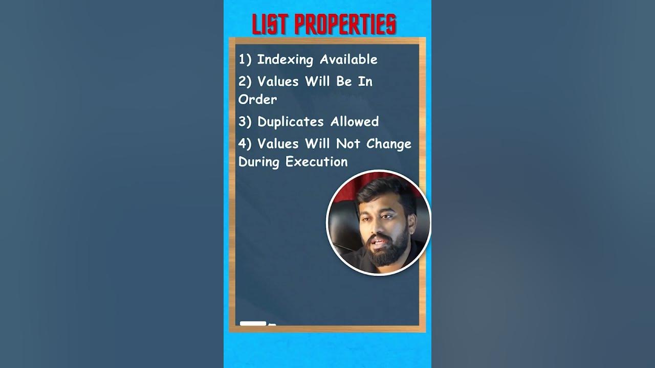 List Concept In Python Pythonlists Datatypes Tamil Youtube
