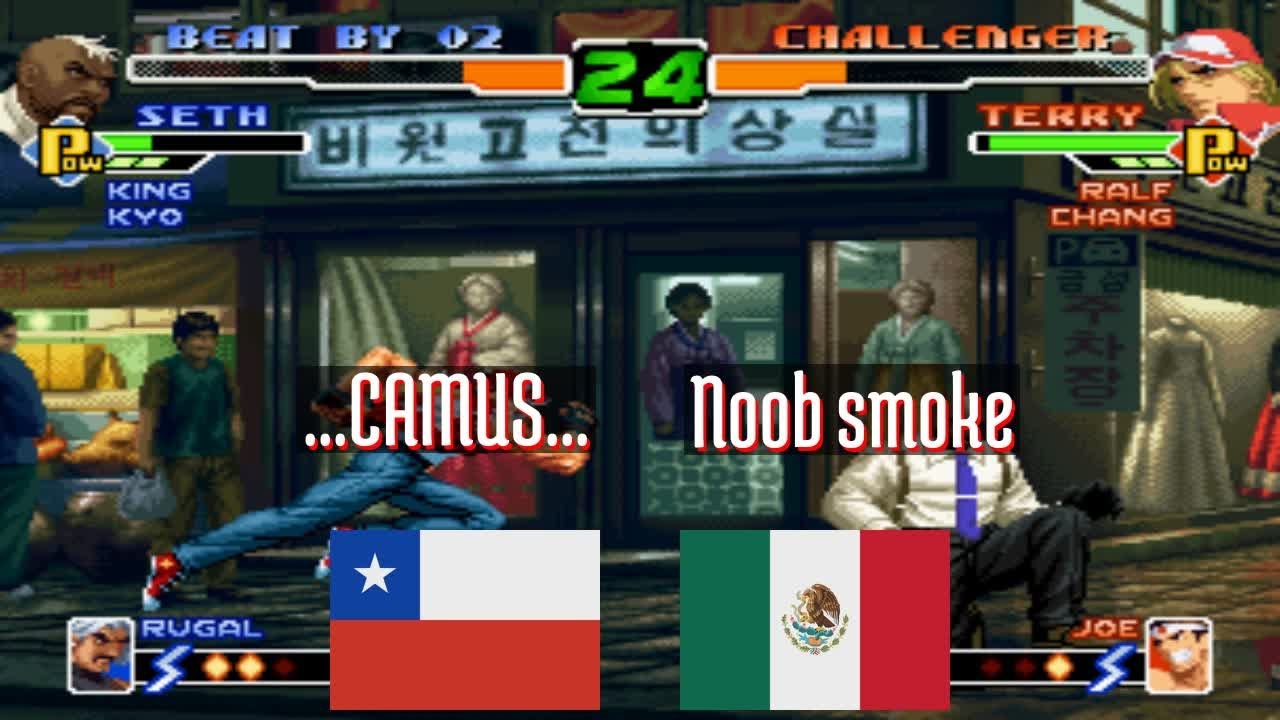 King of Fighters 2000 (FT5) - ...CAMUS... (CL) vs Noob smoke (MX ...