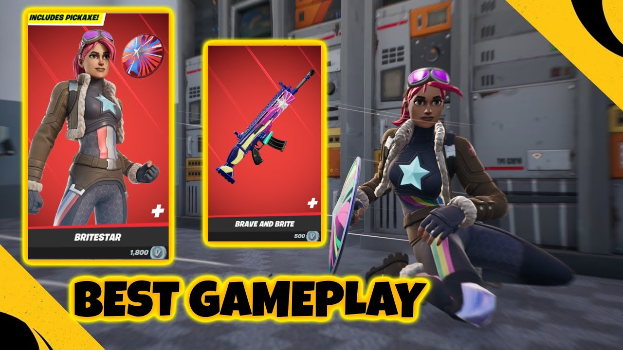New Britestar Skin In Fortnite | Gameplay & Review - YouTube