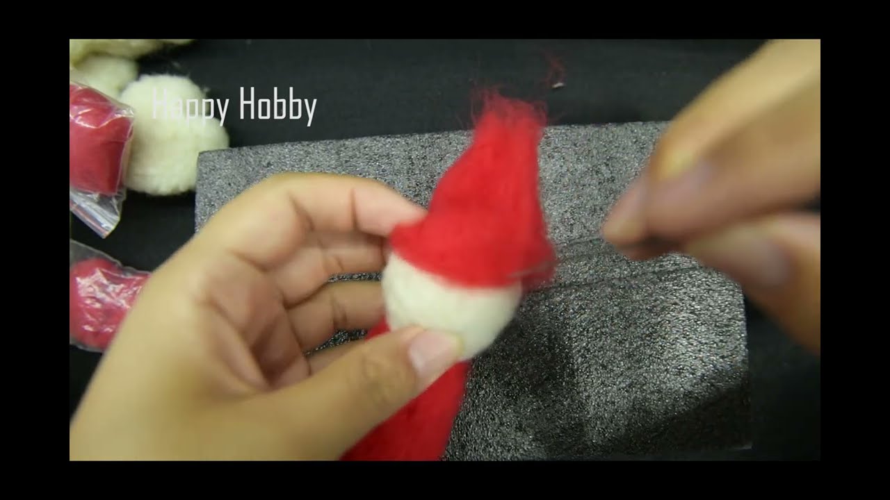 how to make felt Santa - YouTube