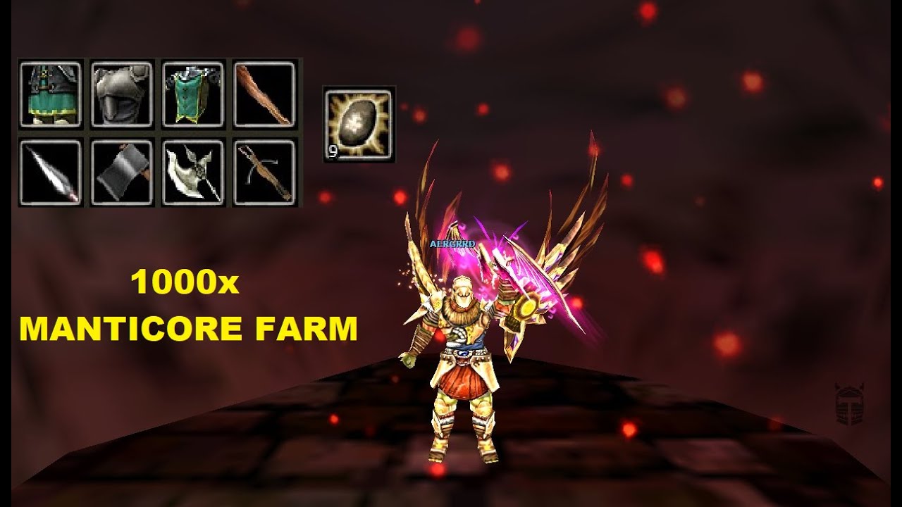Knight OnLine MANTICORE FARM 1000x - YouTube