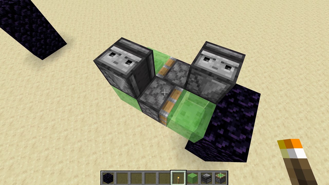 Redstone Basics: Horizontal Two direction Flying Machine - YouTube