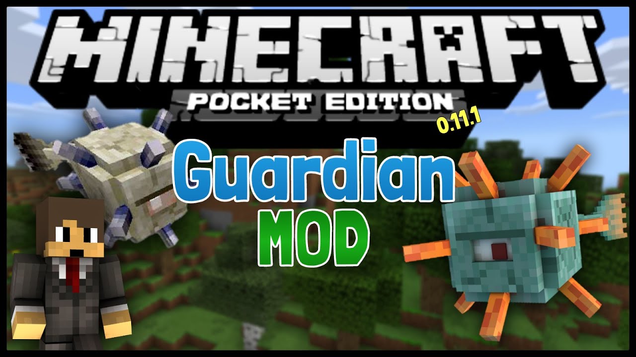 GUARDIAN mod Igual Al De PC| Mods Para Minecraft PE 0.11.1 [ DESCARGA ...