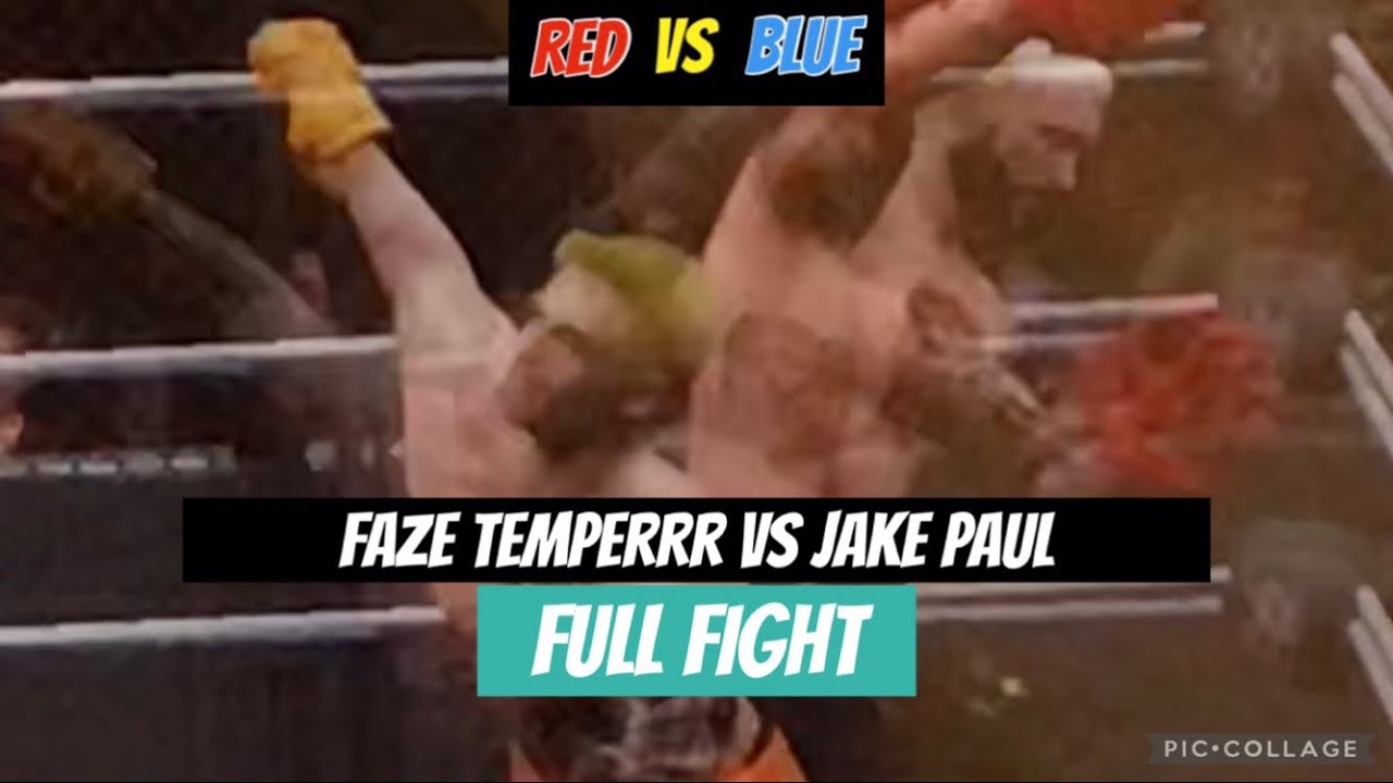 FaZe Temperrr vs Jake Paul (STEEL CAGE) (FULL FIGHT) - YouTube