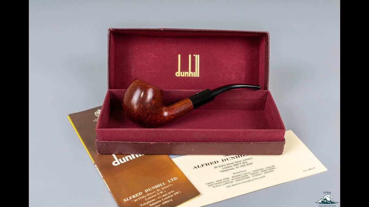 1975 Dunhill Bruyere Smooth Bent Apple (521) - YouTube