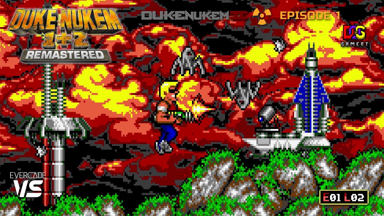 Duke Nukem 1 & 2 Remastered - Duke Nukem 2 - Episode 1: Level 2 (2023 ...