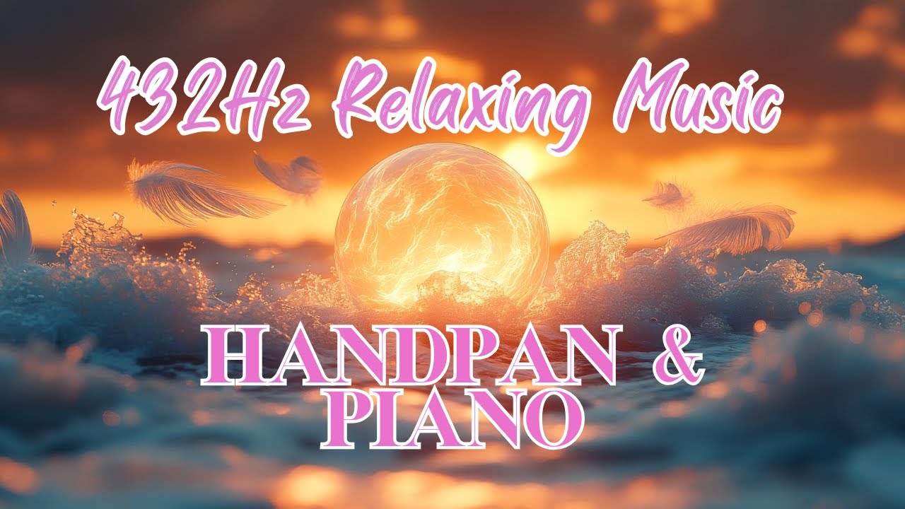 432Hz Handpan & Piano | Healing Instrumental Music for Relaxation ...