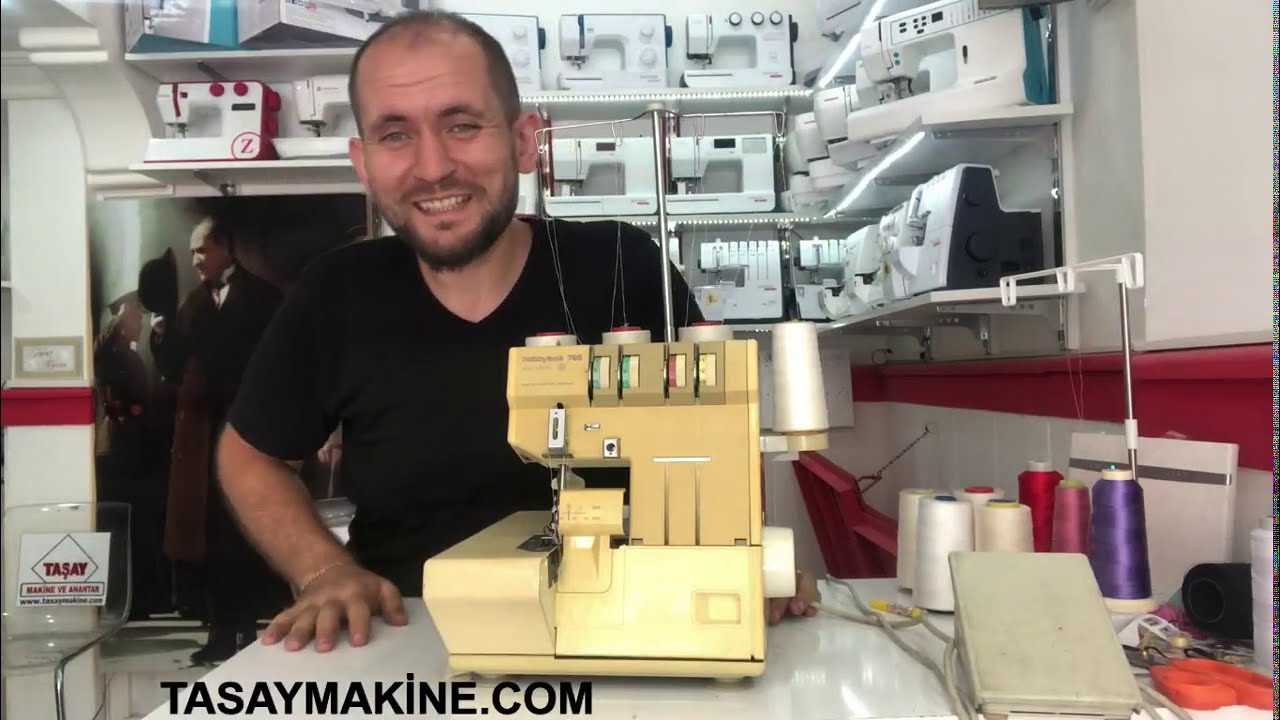 Pfaff hobbylock 795 Overlok Makinesi - YouTube