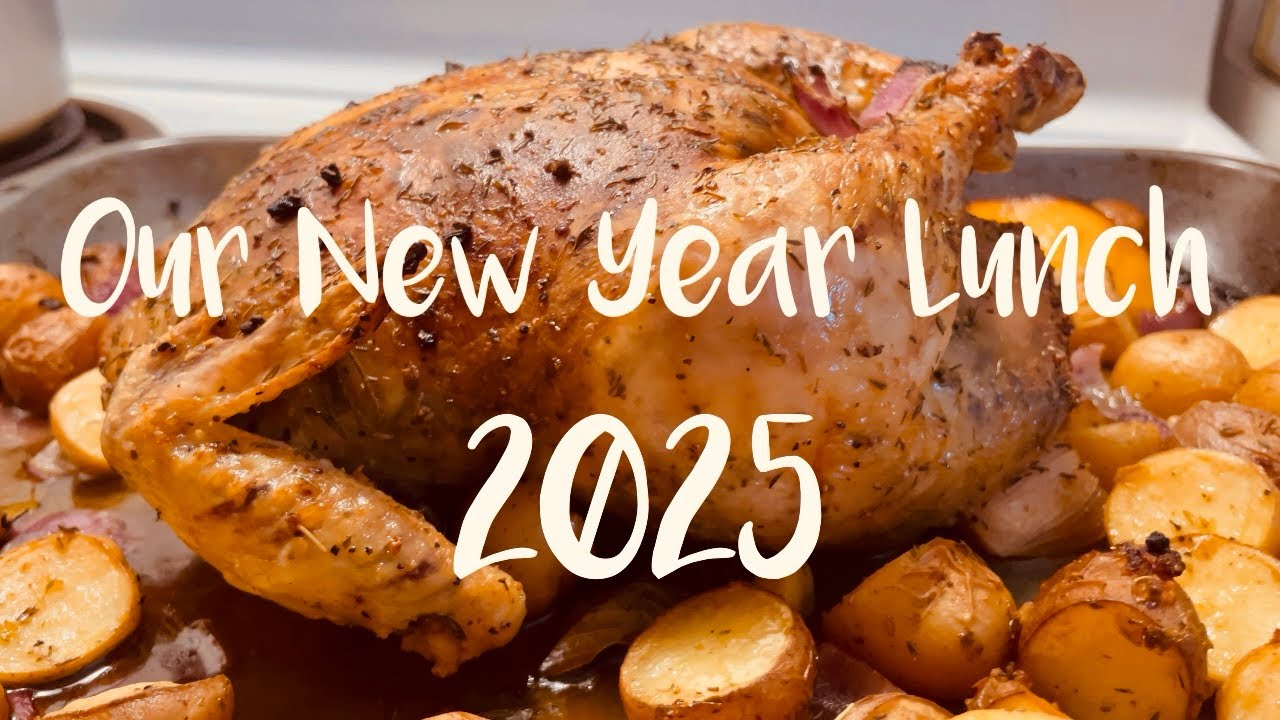OUR NEW YEAR LUNCH| GRILLED CHICKEN | COOKING | CANADA| Home Vlog ...