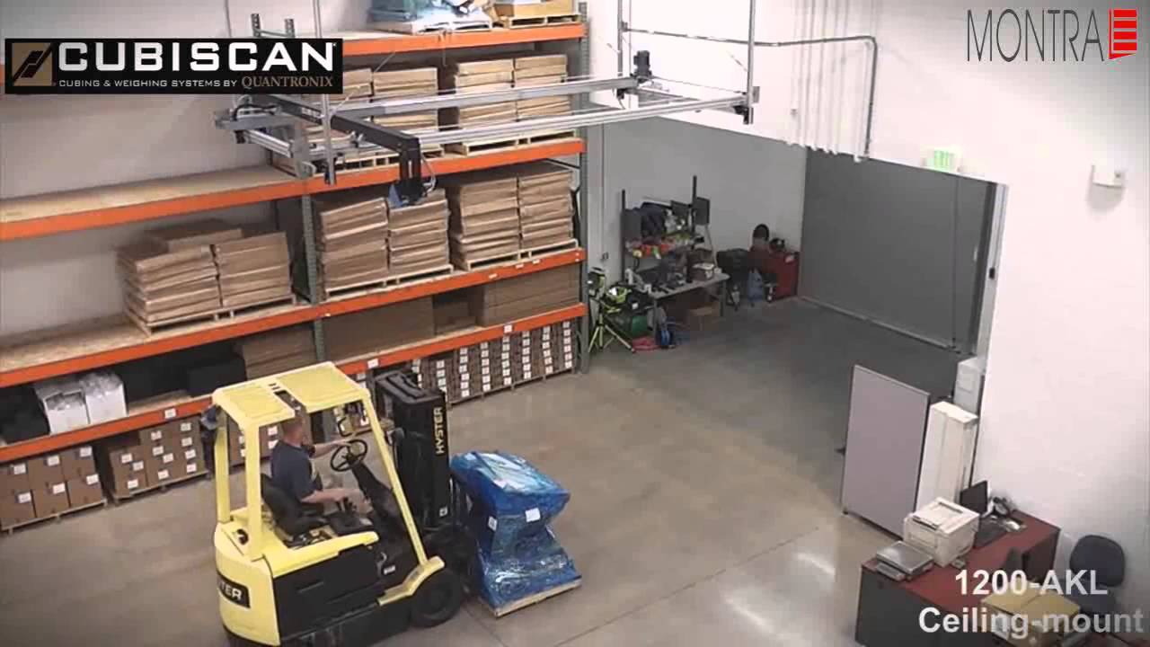 CubiScan 1200AKL para pallets/tarimas/estibas completos - YouTube