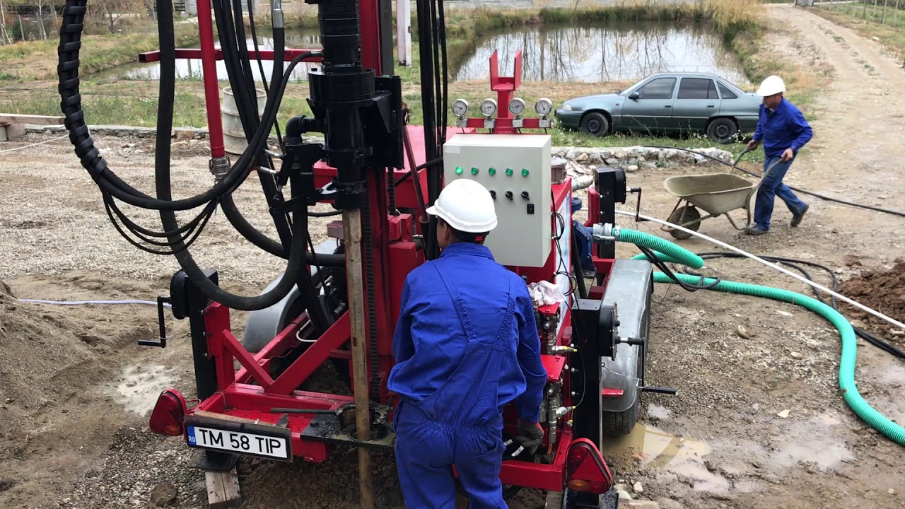 Foraje puturi Forari puturi Foraje pompe de caldura - YouTube