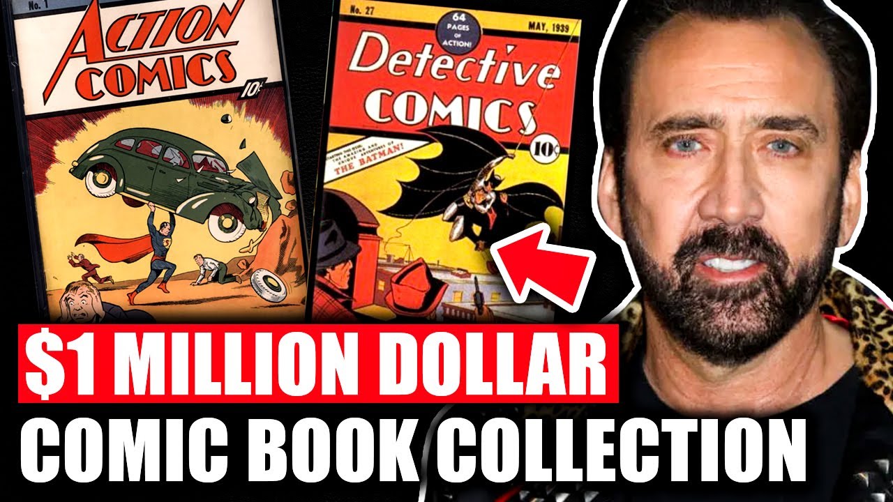 Nicolas Cage's $1 Million Dollar Comic Book Collection - YouTube
