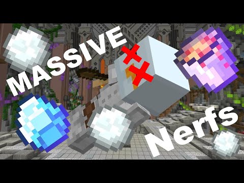 MASSIVE Snow Minion NERF! (Hypixel Skyblock) - YouTube