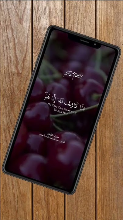 وإن يمسسك الله بضر فلا كاشف له إلا هو سورة الأنعام الأنعام قرآن