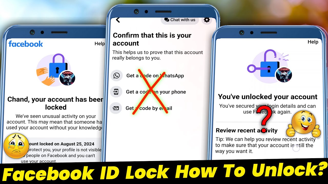 Facebook Account Lock How To Unlock 2024? | Your Account Has Been ...