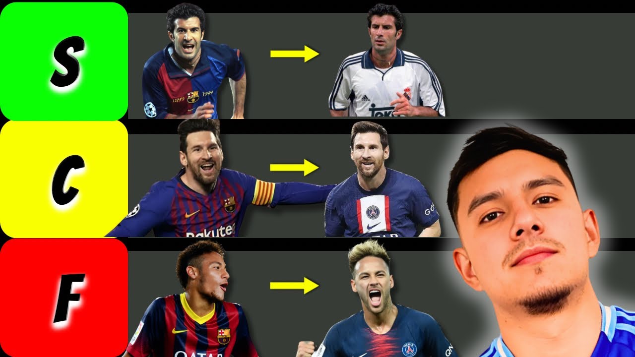 Ranking The Most Shocking Football Transfers Ever - YouTube
