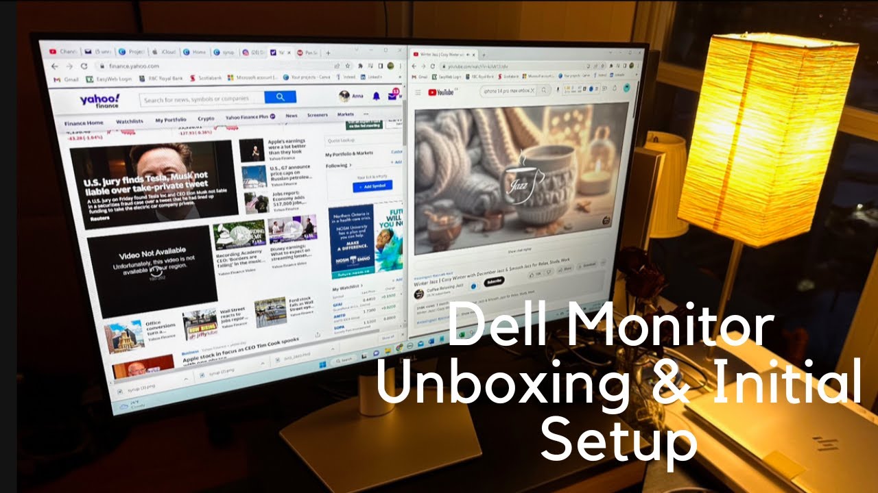 Dell Monitor Unboxing and Initial Setup: My Thoughts and Impressions ...