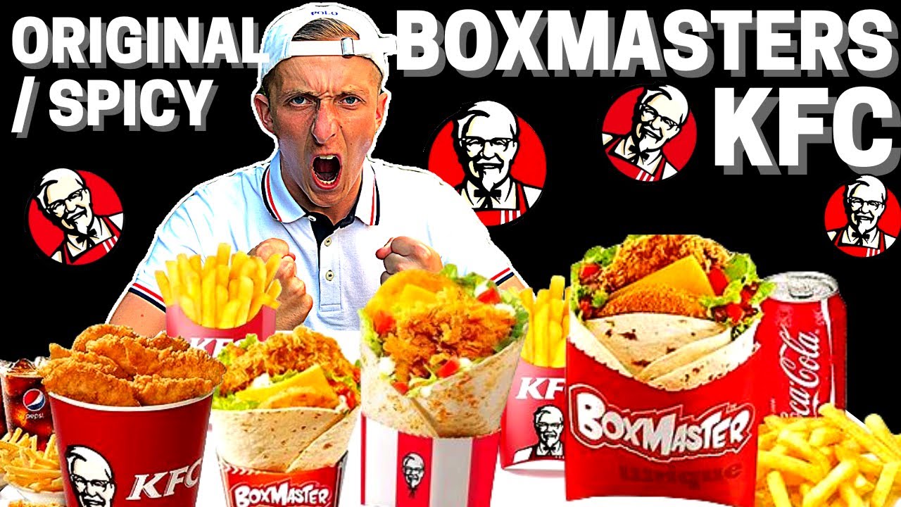 Je TESTE les NOUVEAUX BOXMASTER el Tex Mex KFC (Dégustation Boxmasters ...