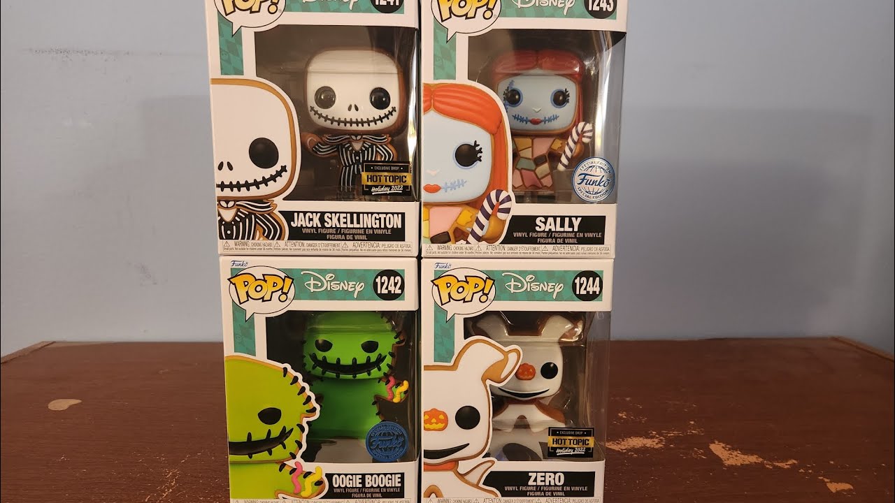 Nightmare Before Christmas Gingerbread Funko Pops - YouTube