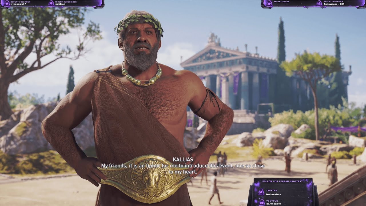Assassin's Creed Odyssey Part 13 The Olympics - YouTube
