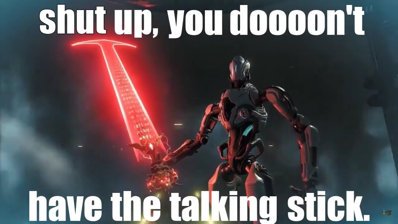 shut up, you don't have the talking stick. - YouTube