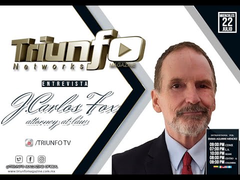 TRIUNFO TV,entrevista con J.CARLOS FOX (attorney at law) - YouTube