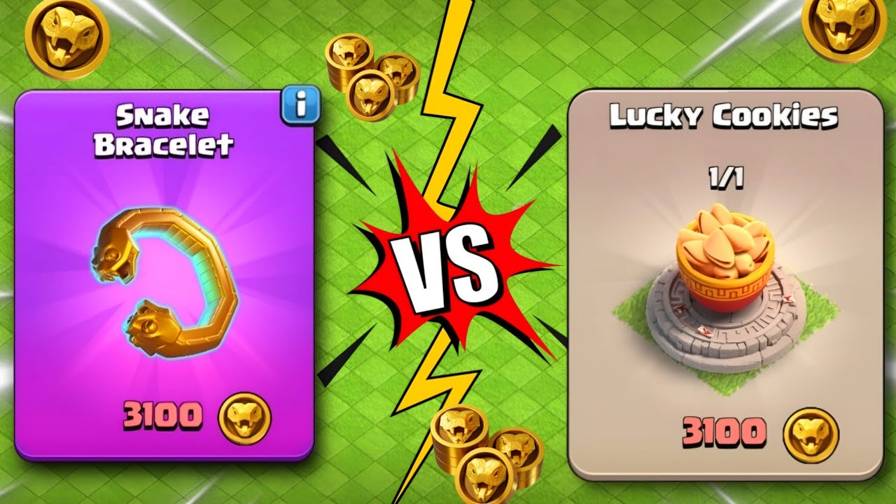 I SPENT MY SNAKE MEDALS IN CLASH OF CLANS 😮 SHOULD I BUY SNAKE BRACELET ...