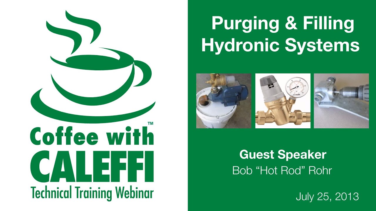 Purging & Filling Hydronic Systems - YouTube