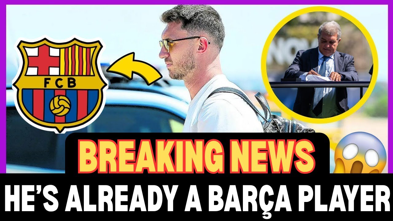 WHAT GREAT NEWS! / 👍OUR NEW CENTER-BACK / FC BARCELONA NEWS TODAY - YouTube