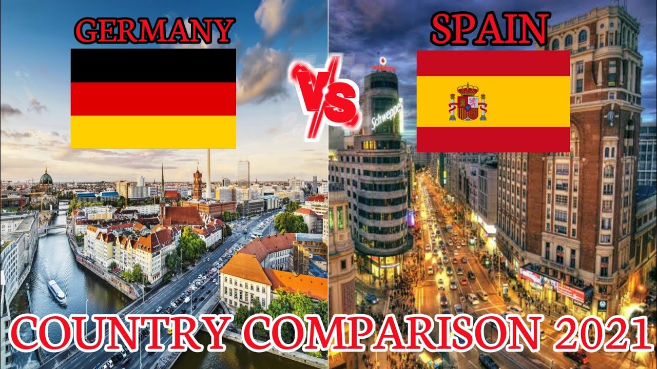 germany vs spain | country comparison 2021 - YouTube