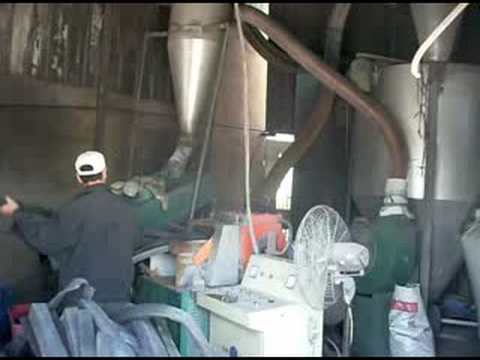 EVA recycling machine - YouTube