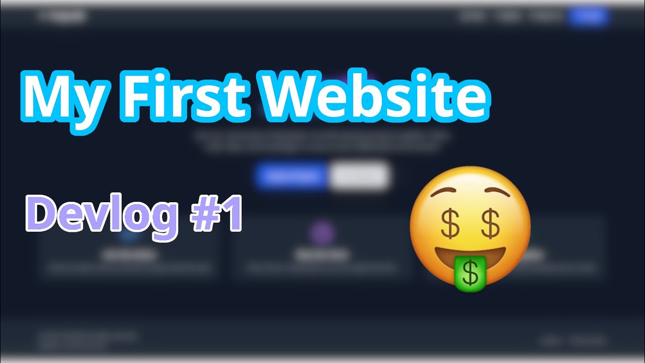 An Online Hackathon? My First Website | Devlog #1 + Voice Reveal - YouTube