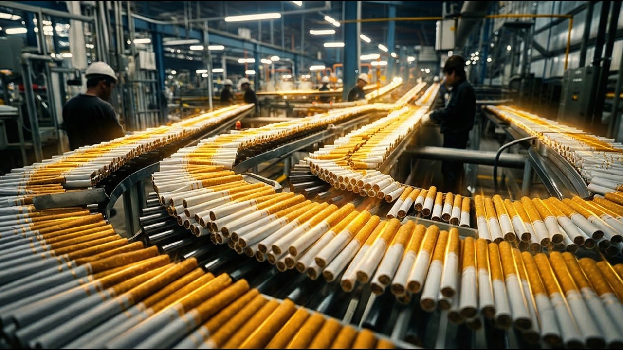 Inside the Tobacco Empire: How Cigarettes Are Actually Made? - YouTube