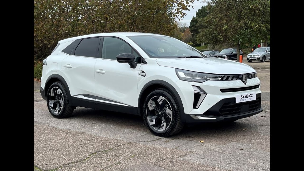 Renault Symbioz 1.6 E-Tech FHEV 145 Techno 5dr - Arctic White - YouTube