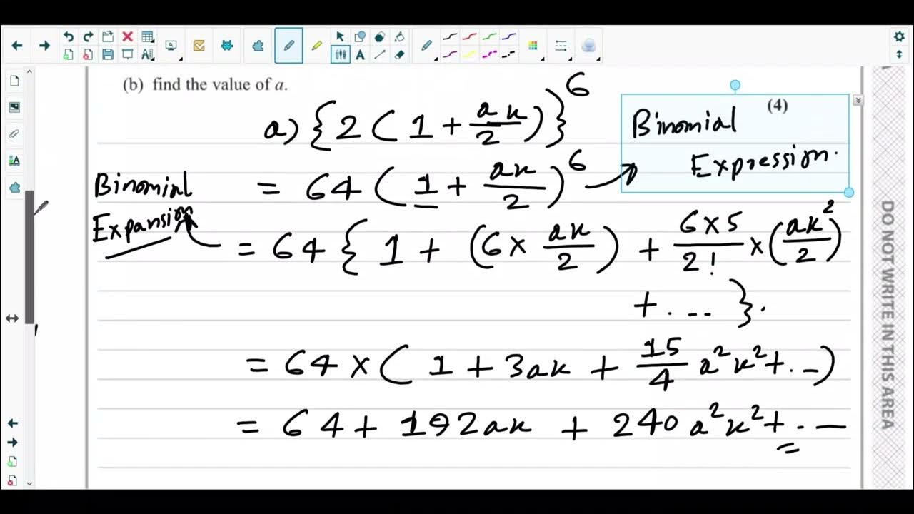 Q.NO.5-Binomial Expansion and Algebraic Methods. - YouTube