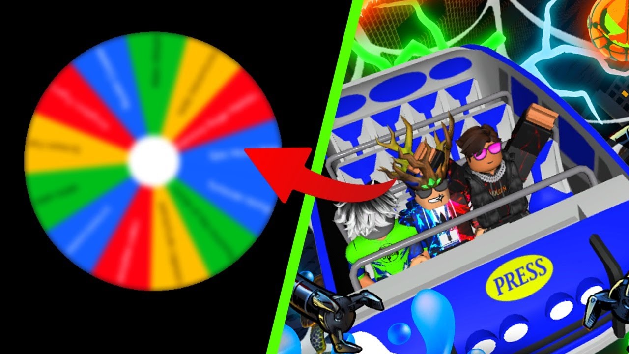 LETTING THE WHEEL CHOOSE WHAT I RIDE | UNIVERSAL STUDIOS ROBLOX | RIDE ...