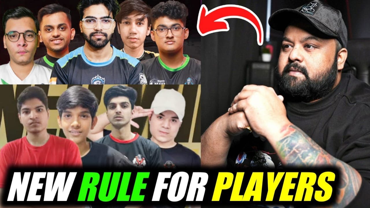 S8UL New Rule for Esports Players😱 l 8bit Can win BGIS? - YouTube