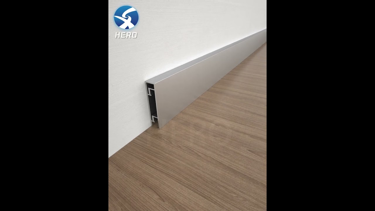 Wall Edge Metal Skirting Board - YouTube