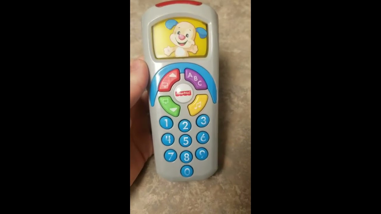 Fisher price laugh and play remote control review - YouTube