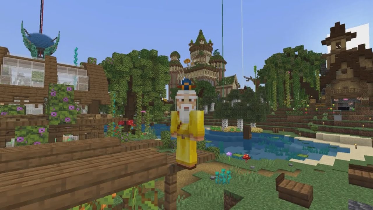 Arriving In A Fantasy Land… | The Hermitcraft Season 8 Map By ...