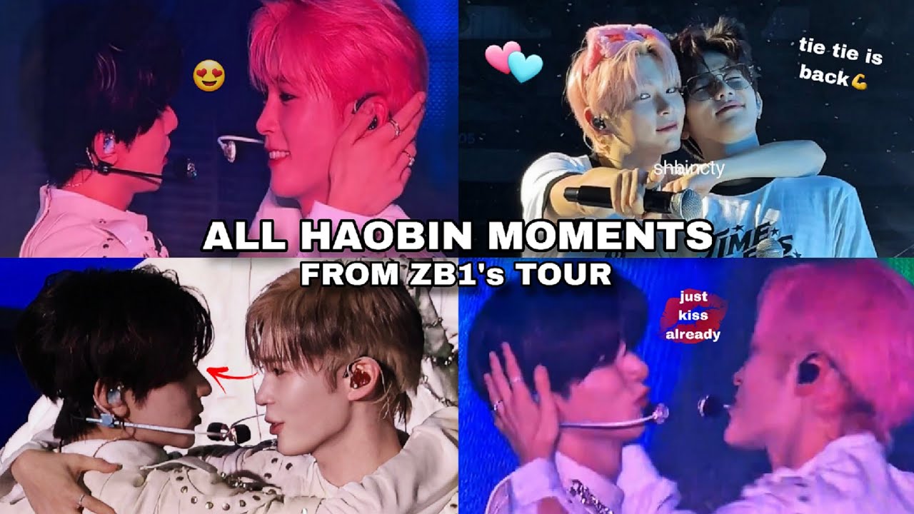 ALL HAOBIN MOMENTS FROM ZB1 TOUR | ZEROBASEONE Hao × Hanbin | Timeless ...